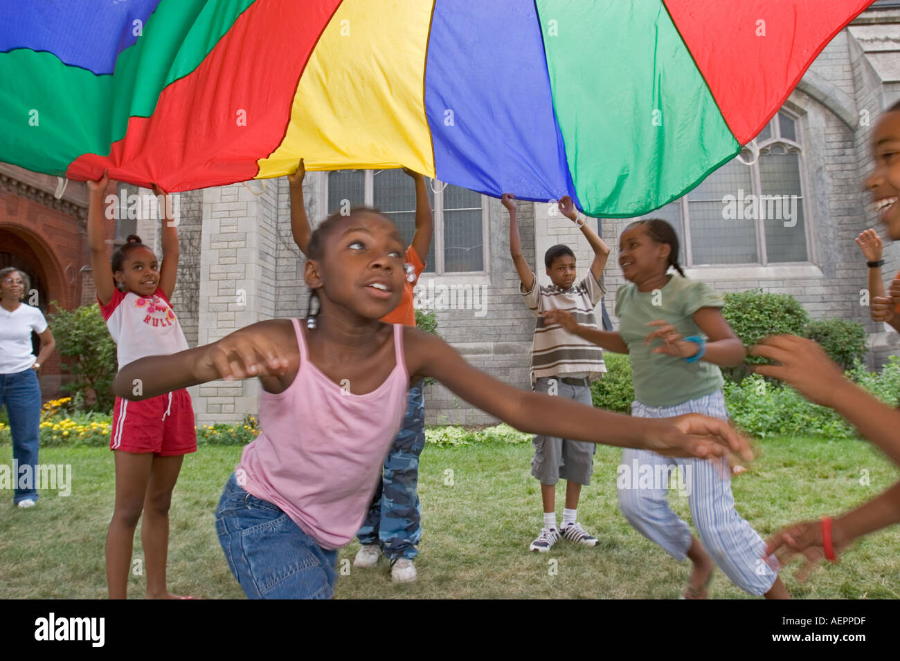 Children Play at Peace Camp Stock Photo - Alamy