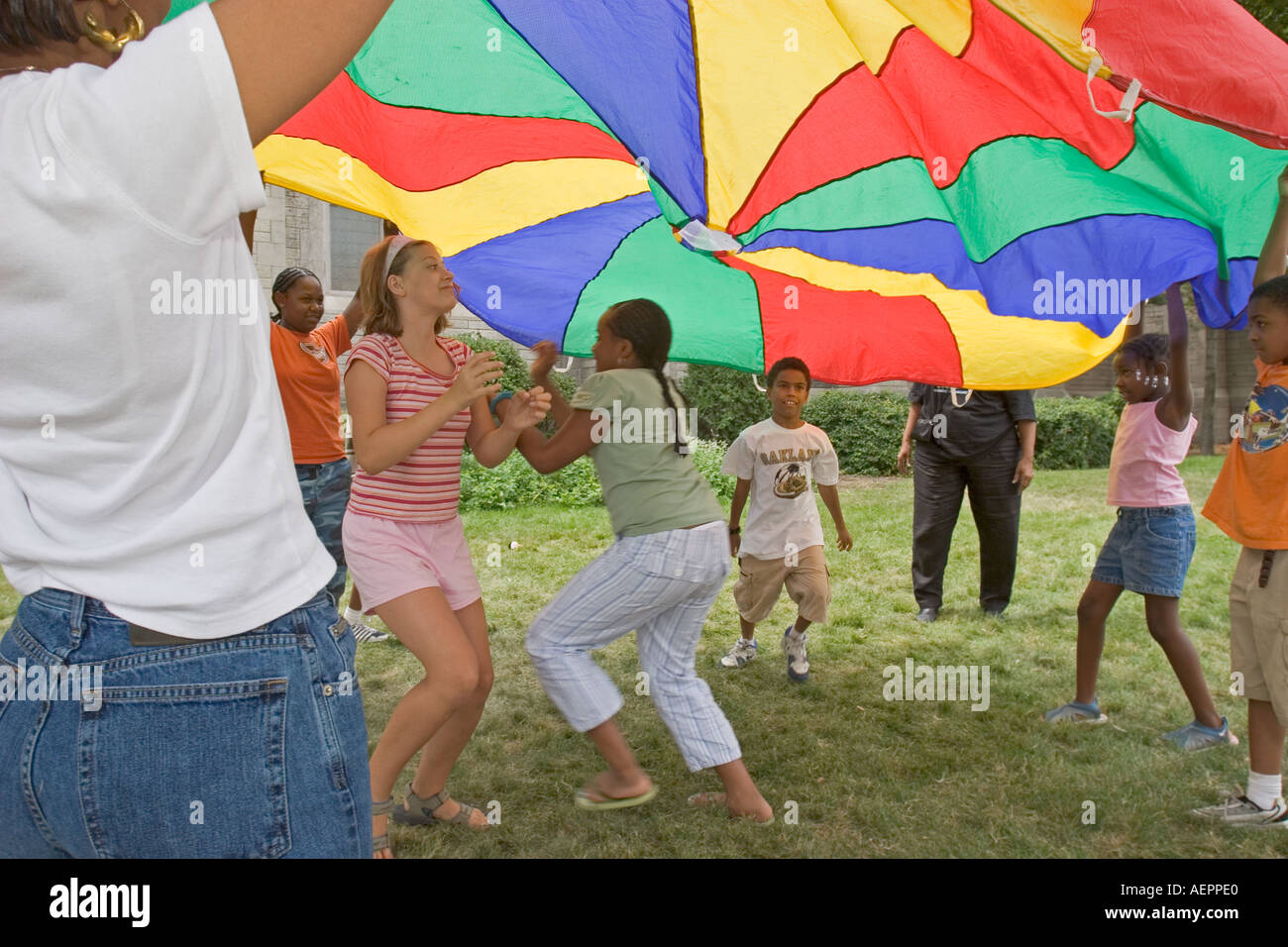 Children Play at Peace Camp Stock Photo - Alamy