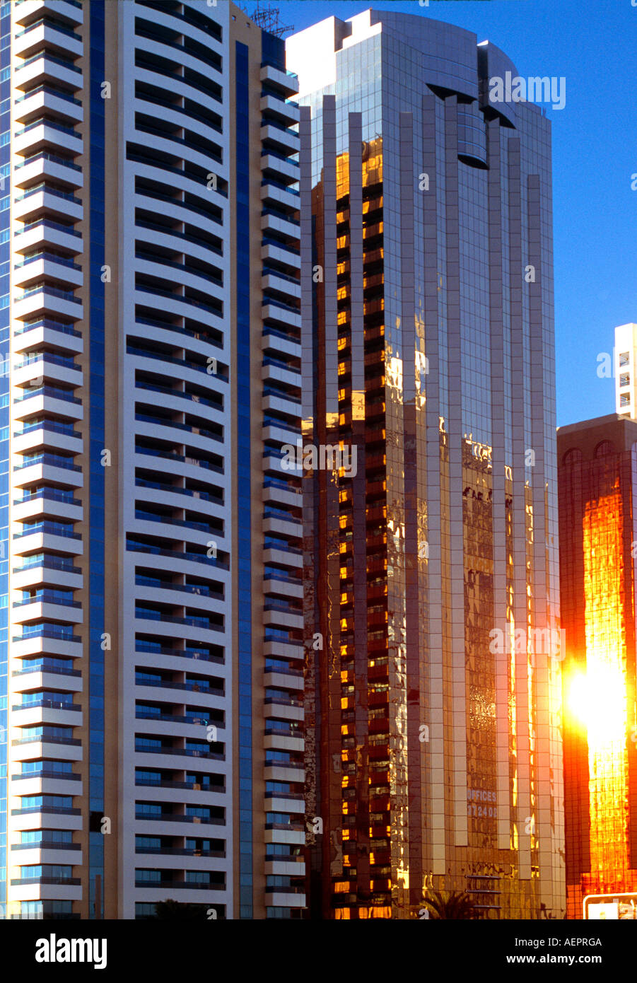 Dubai UAE Sheikh Zayed Road High Rise Buildings Stock Photo - Alamy