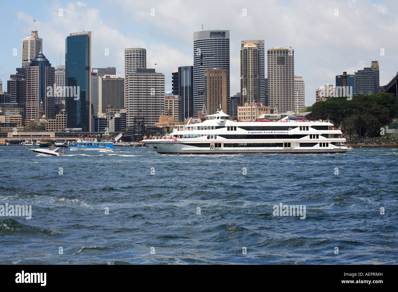 Captain Cook Cruises on Sydney Harbour Stock Photo - Alamy