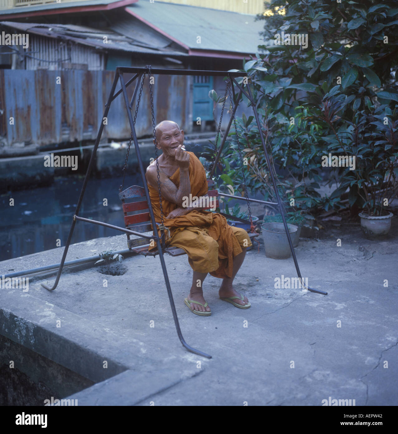 Monk cigarette hi-res stock photography and images - Alamy