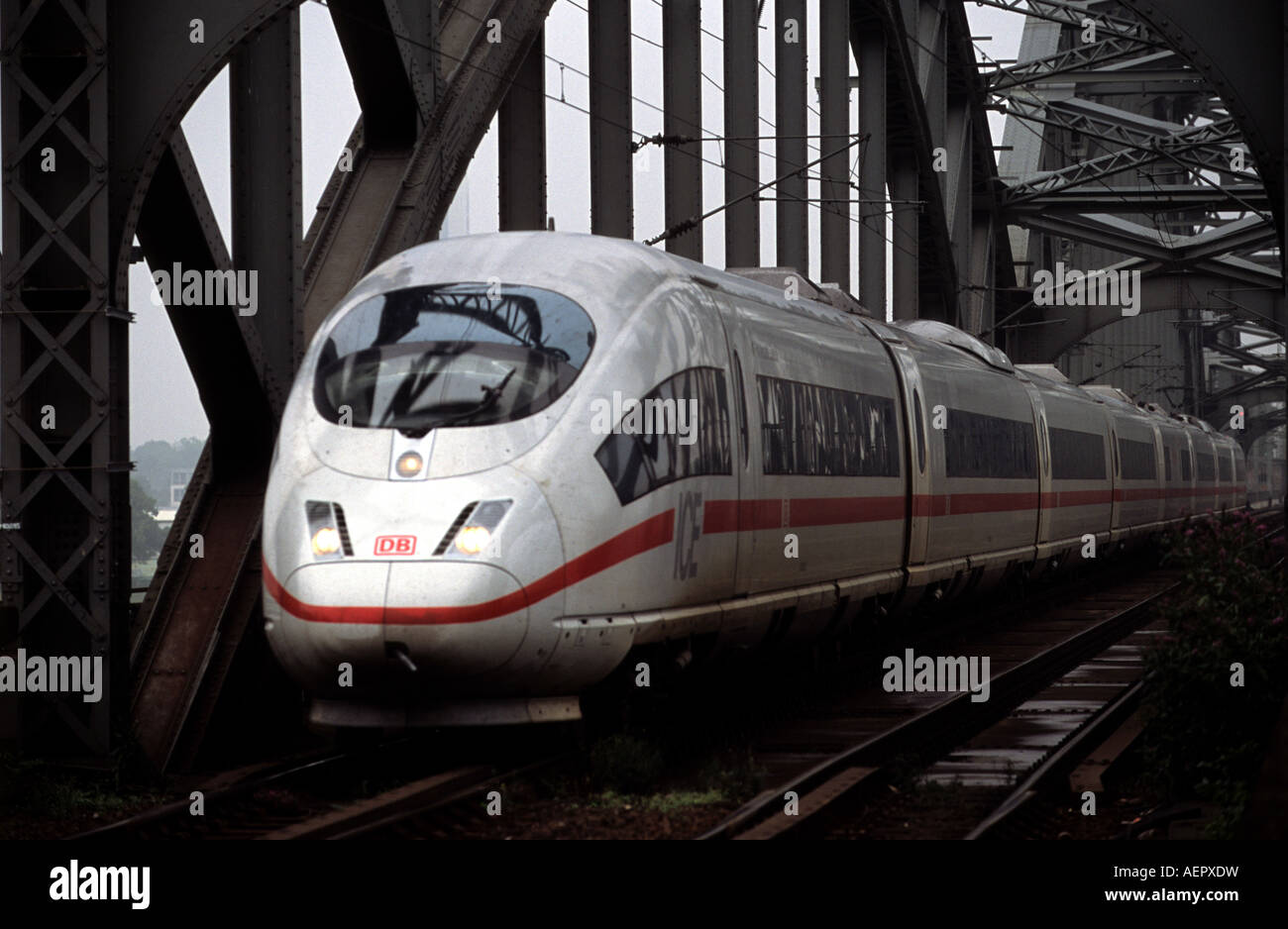 German Railways InterCity Express ICE (diesel version) crossing the ...