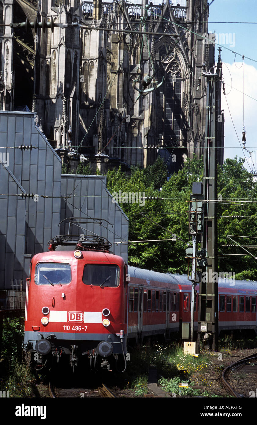 German Railways regional passenger train (RB48 Regional Bahn), Cologne ...