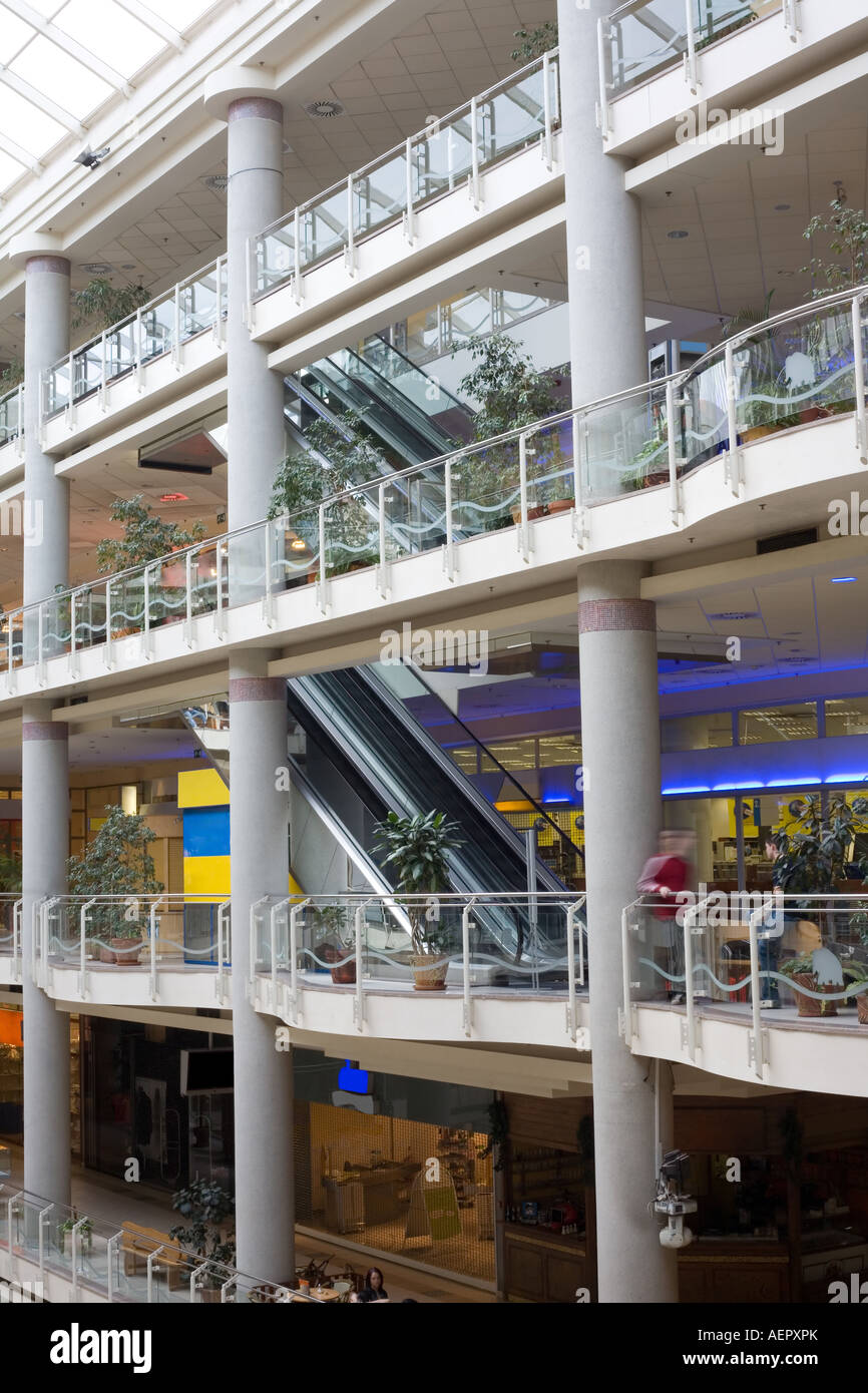 multilevel shopping mall Stock Photo - Alamy