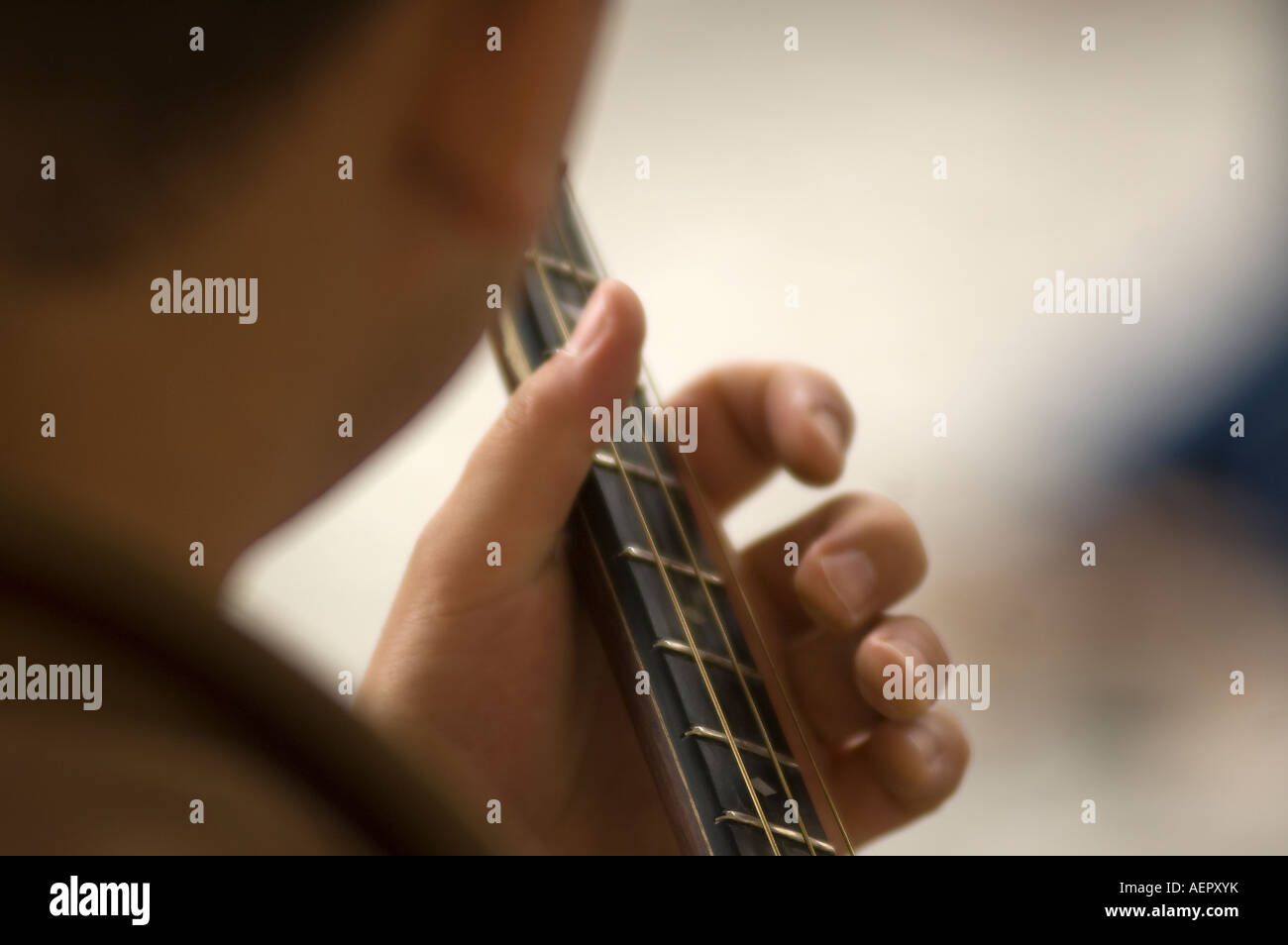 A musician play with an old string instrument Stock Photo - Alamy