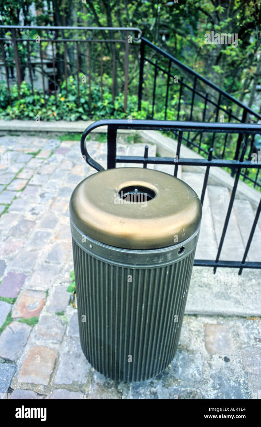 Waste containers paris hi-res stock photography and images - Alamy