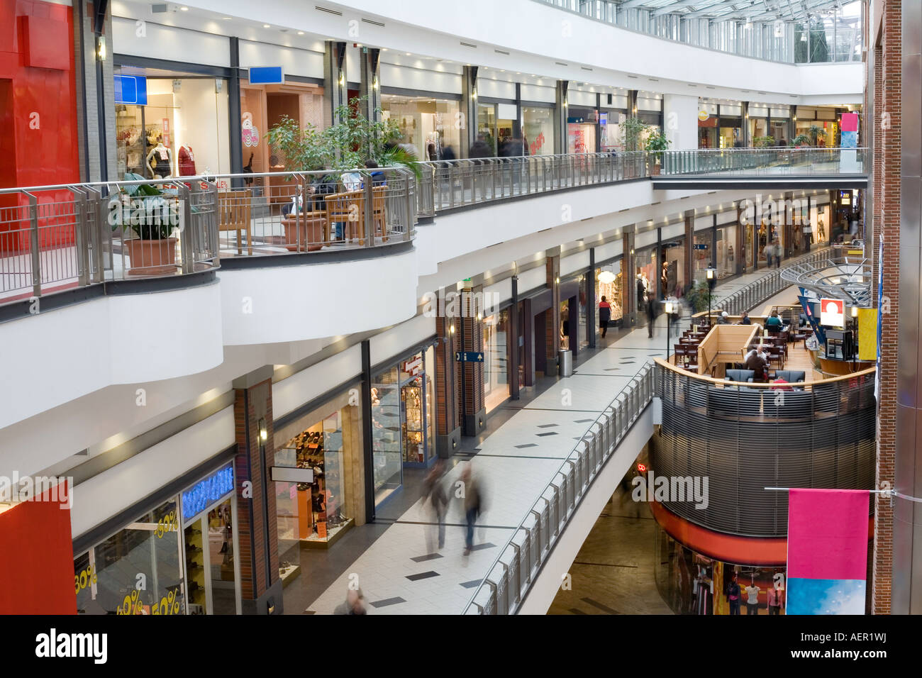 multilevel shopping mall Stock Photo - Alamy