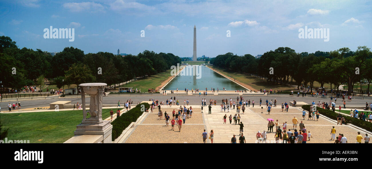The reflecting pool washington DC USA Stock Photo - Alamy
