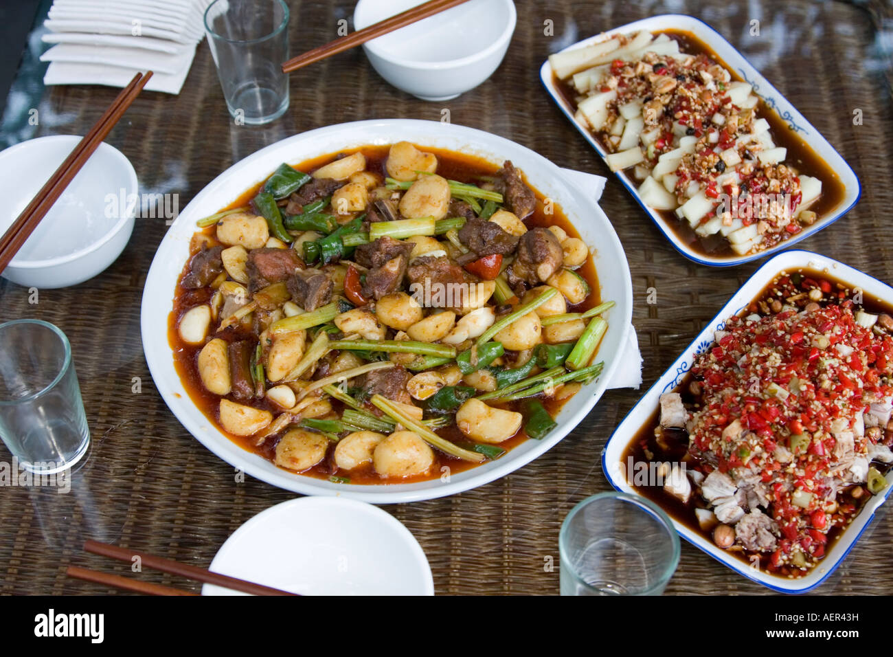 Potatoes rice noodles hi-res stock photography and images - Alamy