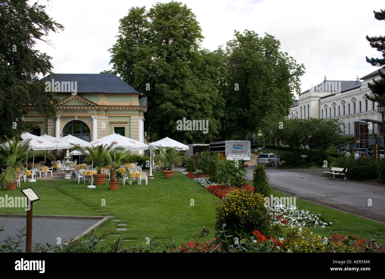 City Garden of Harzburg Stock Photo - Alamy