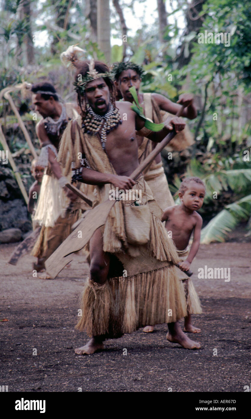 Traditional Dancing Ekasup Cultural Village Efate Island Vanuatu Stock ...
