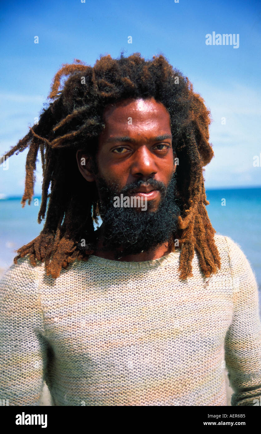 Caribbean rasta island man hi-res stock photography and images - Alamy