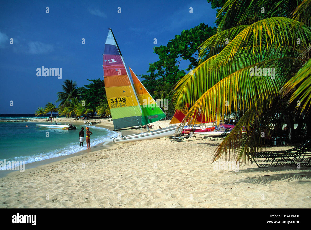 Half moon beach jamaica hi-res stock photography and images - Alamy