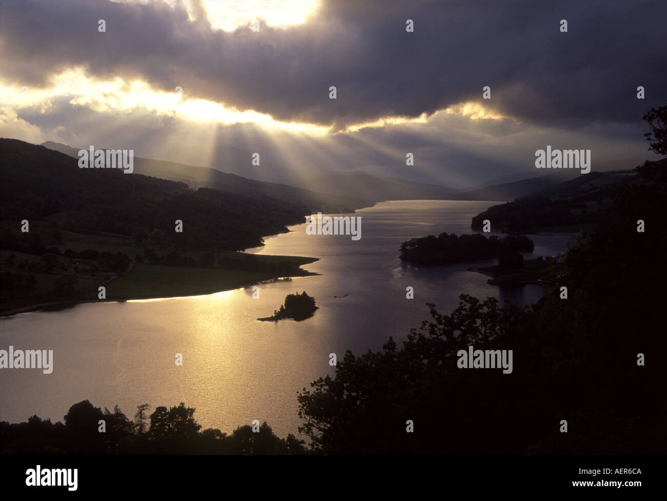 Loch Tummel Perthshire Stock Photo - Alamy
