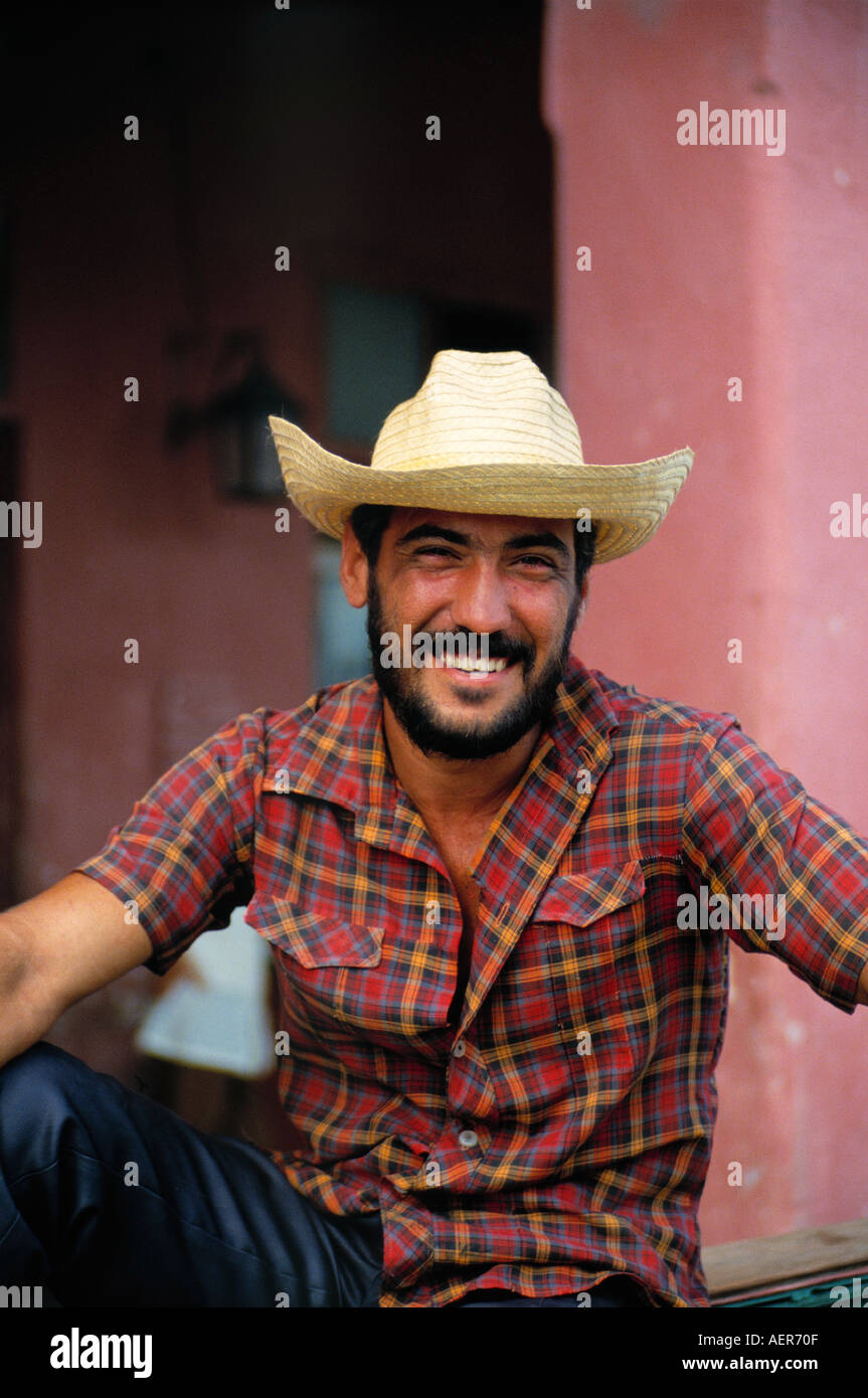 Smiling rancher mustache hi-res stock photography and images - Alamy