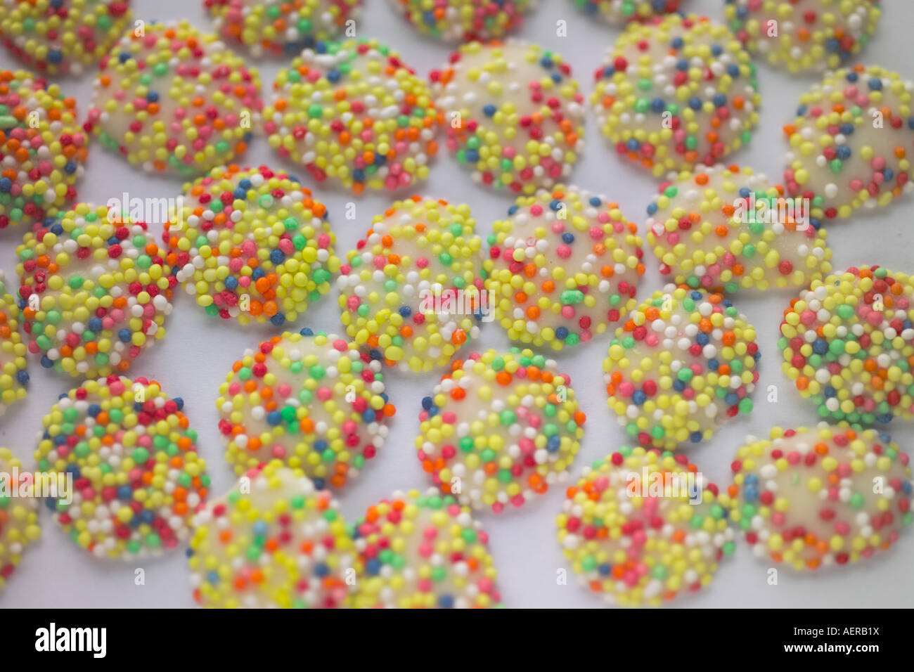 Snowies. Milk chocolates Stock Photo - Alamy