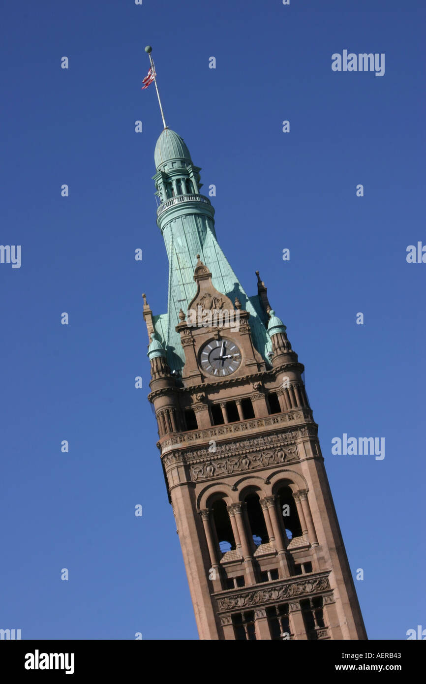 Gothic revival tower in Milwaukee Wisconsin Stock Photo - Alamy