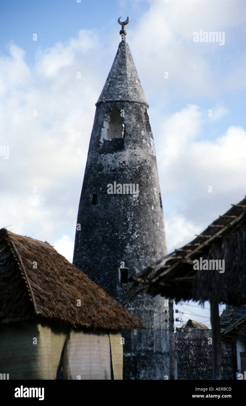 Minaret Shela Village Lamu Kenya Coast Stock Photo - Alamy