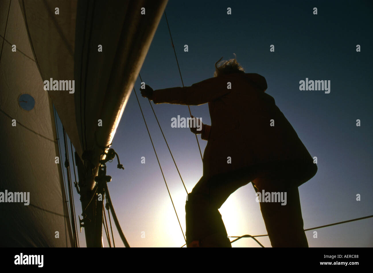 Sailor on deck Stock Photo - Alamy
