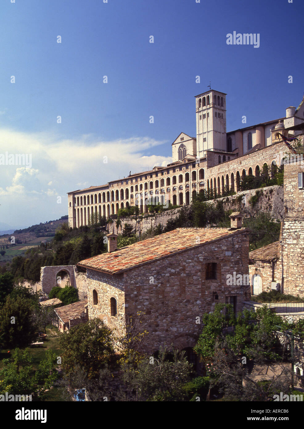 Italy Assisi Basilica Stock Photo - Alamy