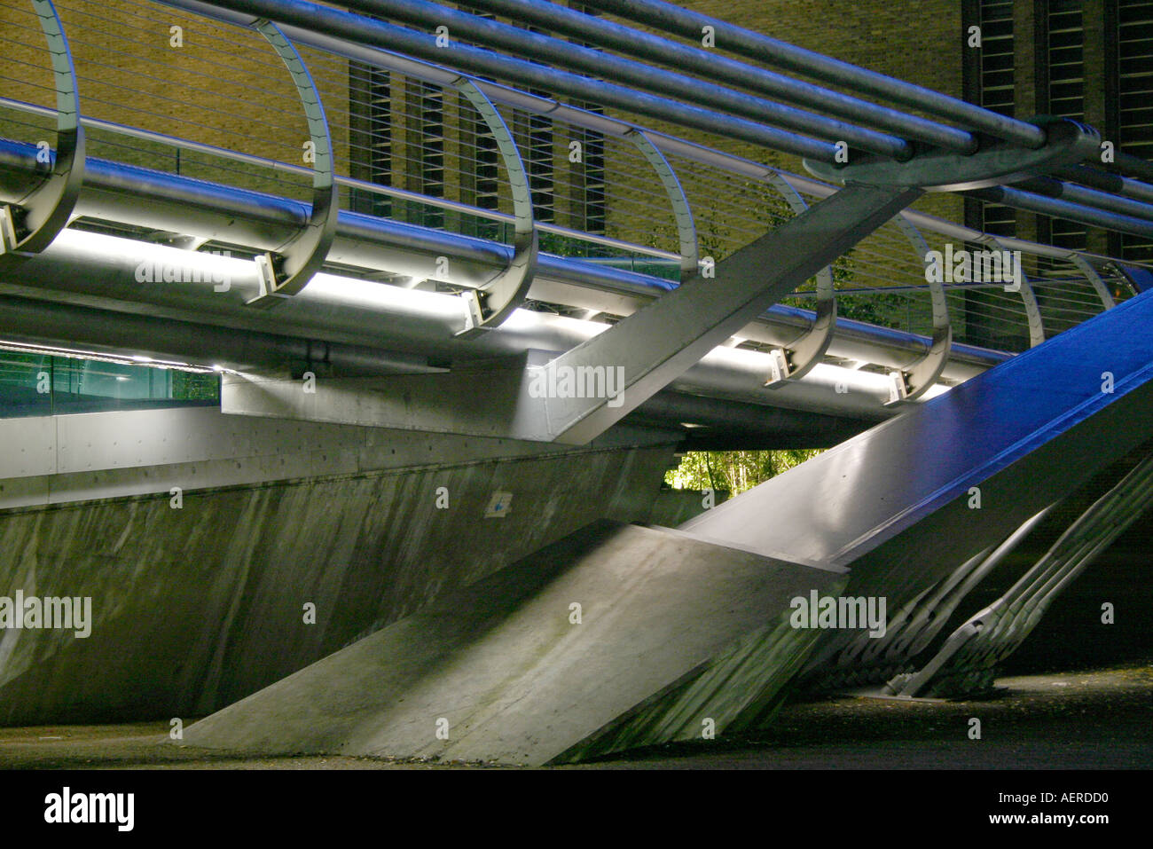 Norman Foster Millennium Bridge in London Stock Photo - Alamy