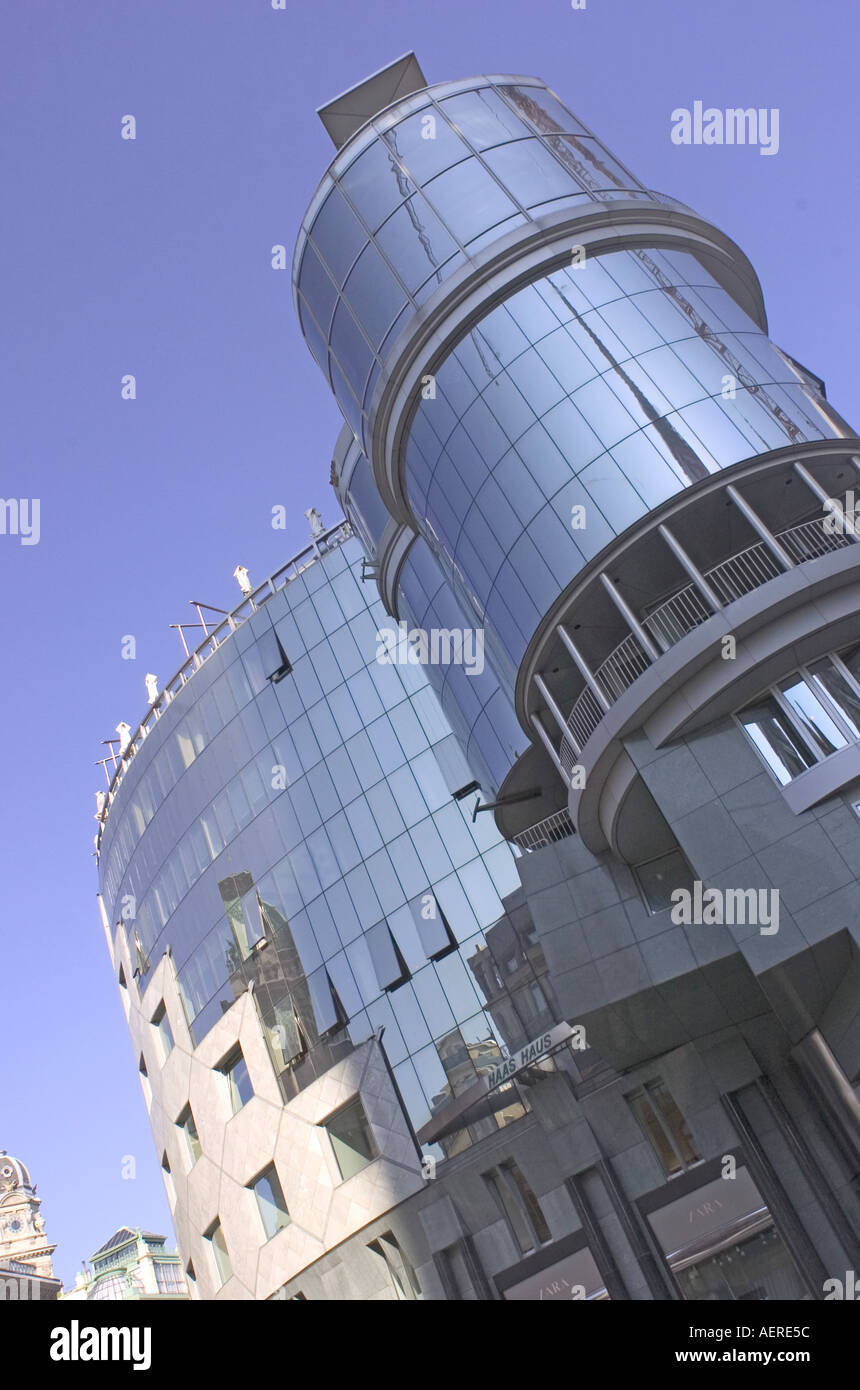 August 21st 2004 Vienna Austria Architecture in the downtown district ...