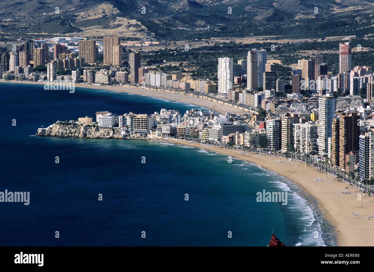 Benidorm s panoramic old town and Castle Benidorm s beaches Benidorm ...