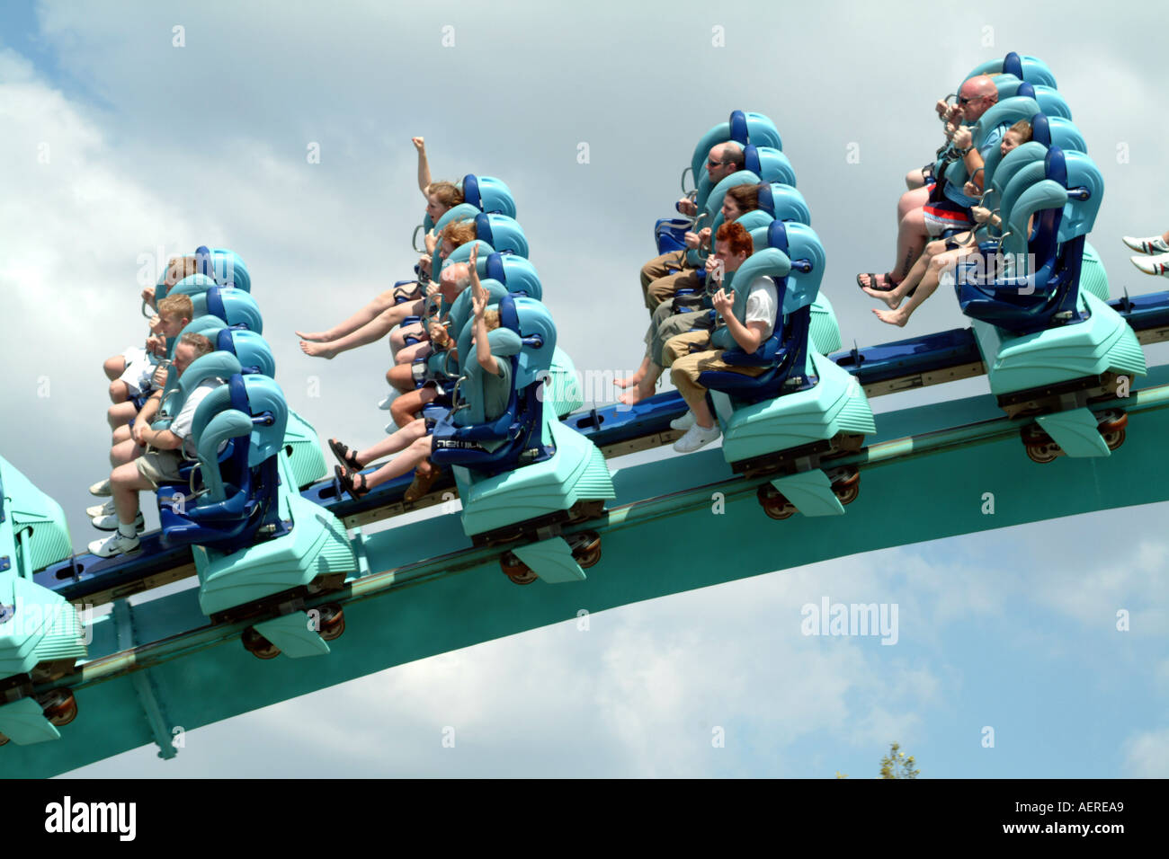 SeaWorld Orlando Florida USA The Kraken Ride Stock Photo - Alamy