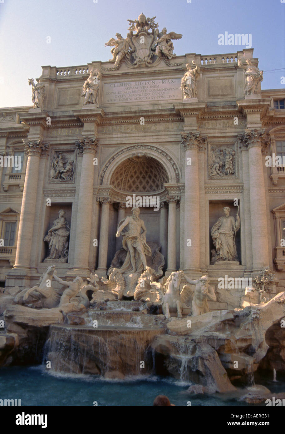 Fontana di Trevi Fountain Rione of Trevi UNESCO World Heritage Site ...