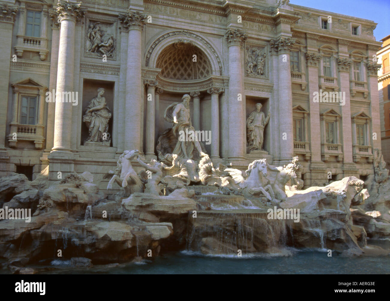 Fontana di Trevi Fountain Rione of Trevi UNESCO World Heritage Site ...