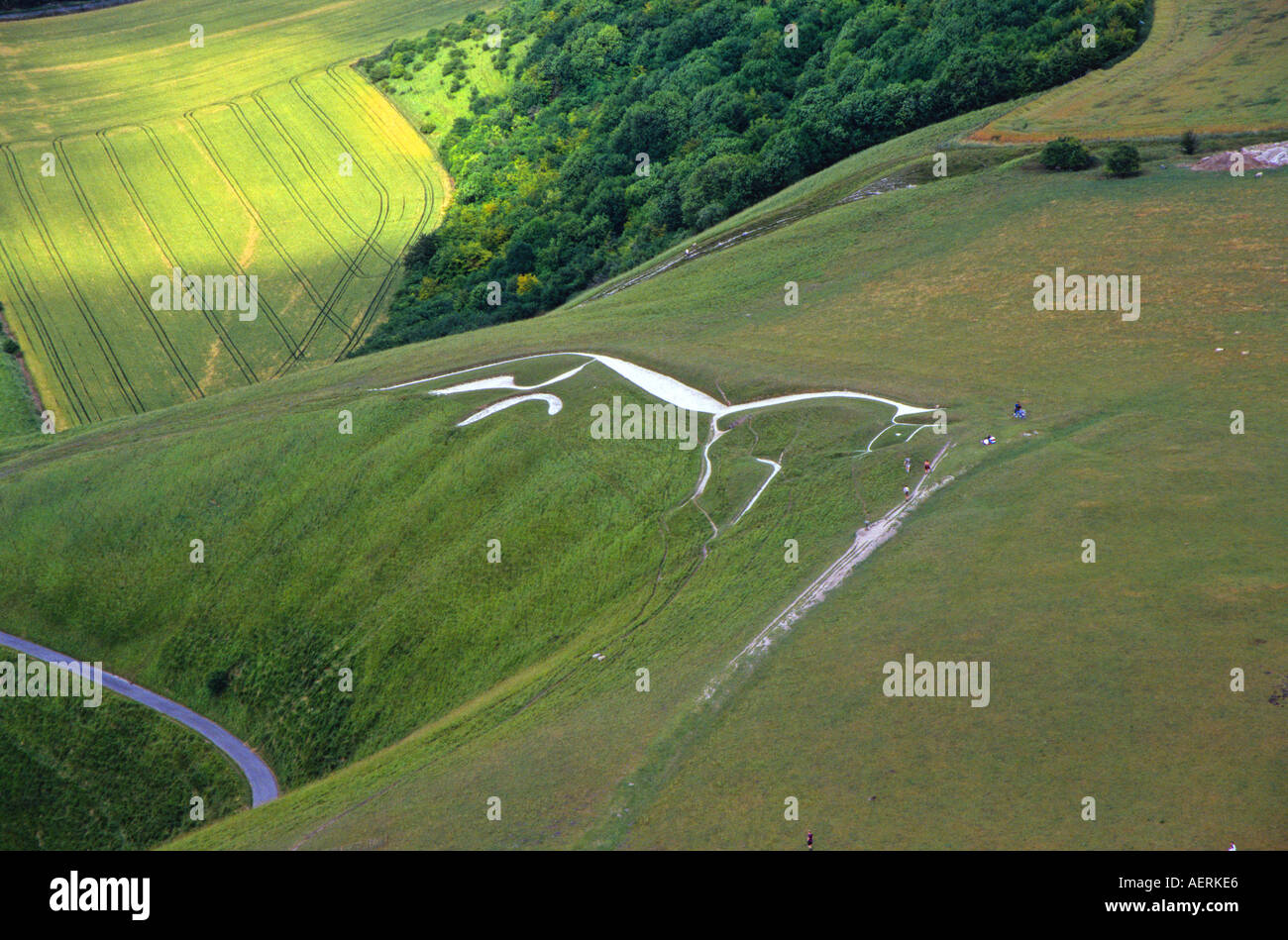 Uffington aerial hi-res stock photography and images - Alamy