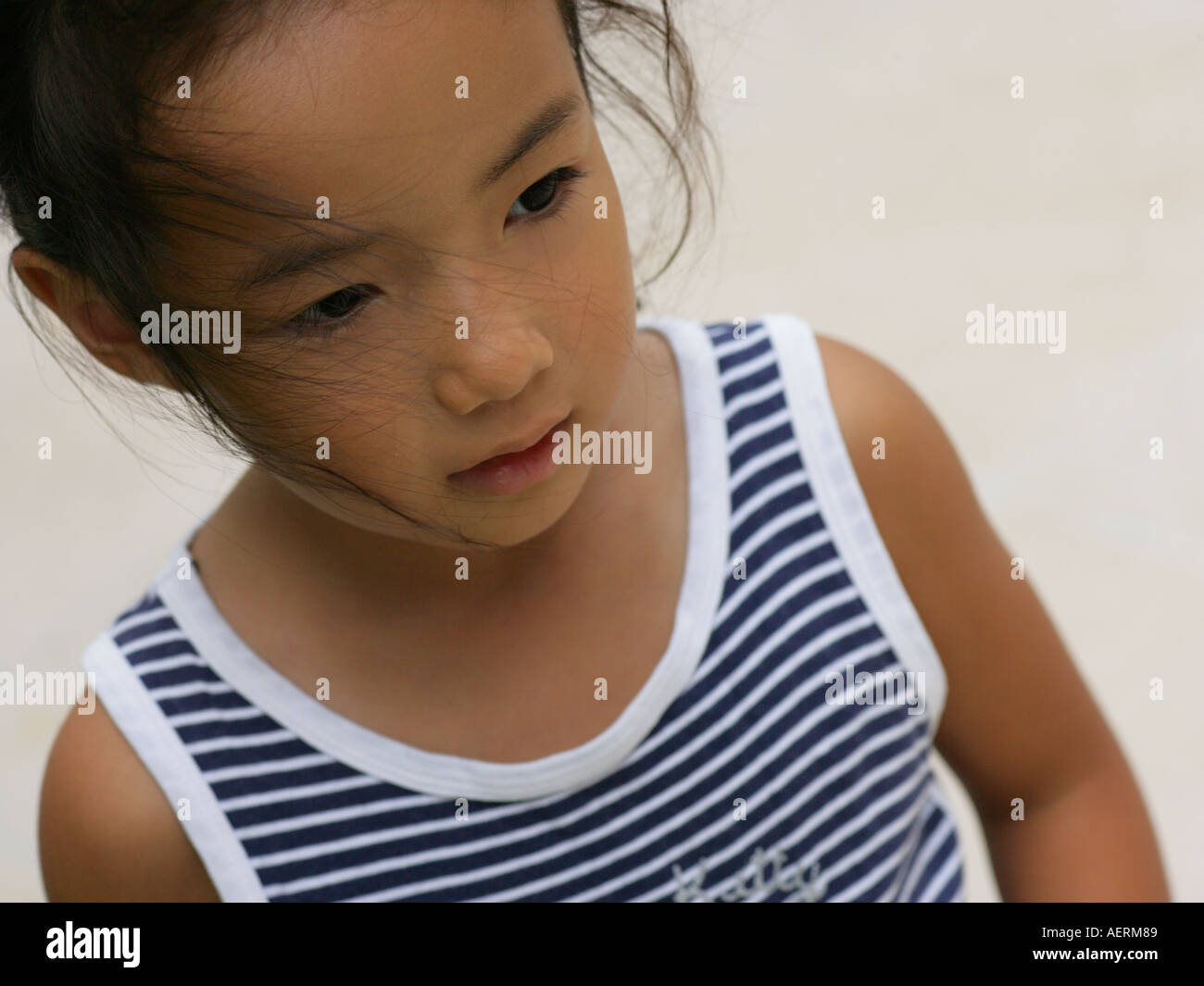 High angle view of a girl standing Stock Photo - Alamy