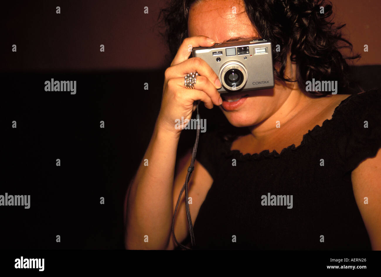 Girl taking snap shot Stock Photo - Alamy