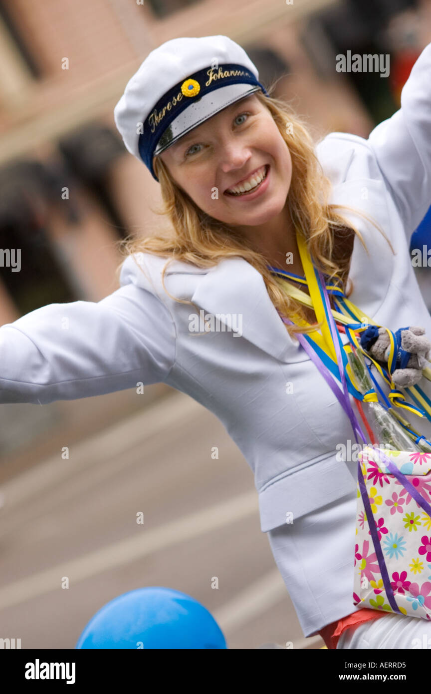 Sweden, Goteborg, Celebration of High School Graduation Stock Photo - Alamy