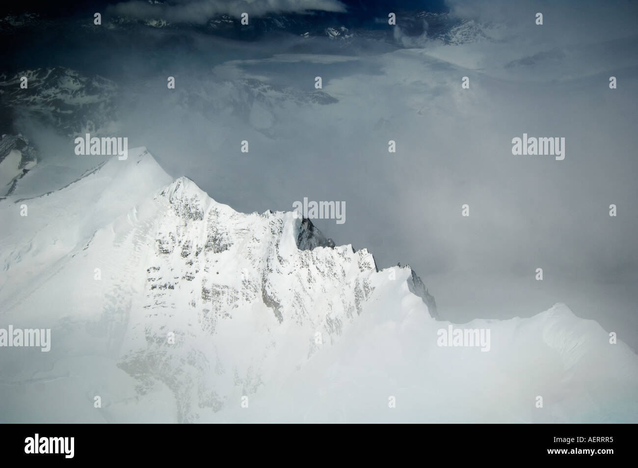 Northeast ridge of Mt Paget from summit 9625 feet Highest peak on South ...