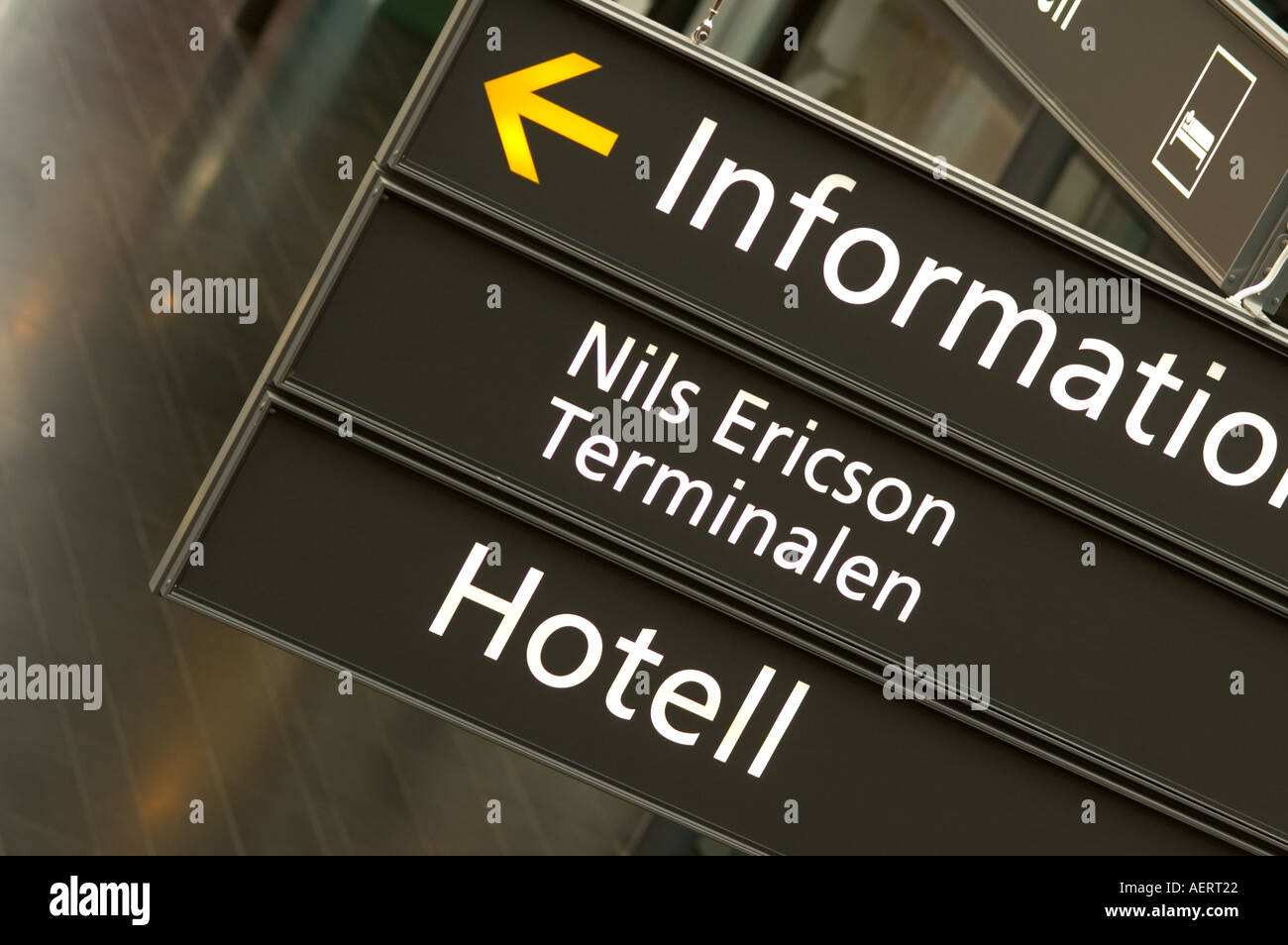 Goteborg train station sign hi-res stock photography and images - Alamy