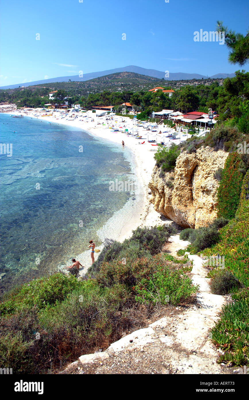 Pefkari Beach Thassos Stock Photo - Alamy