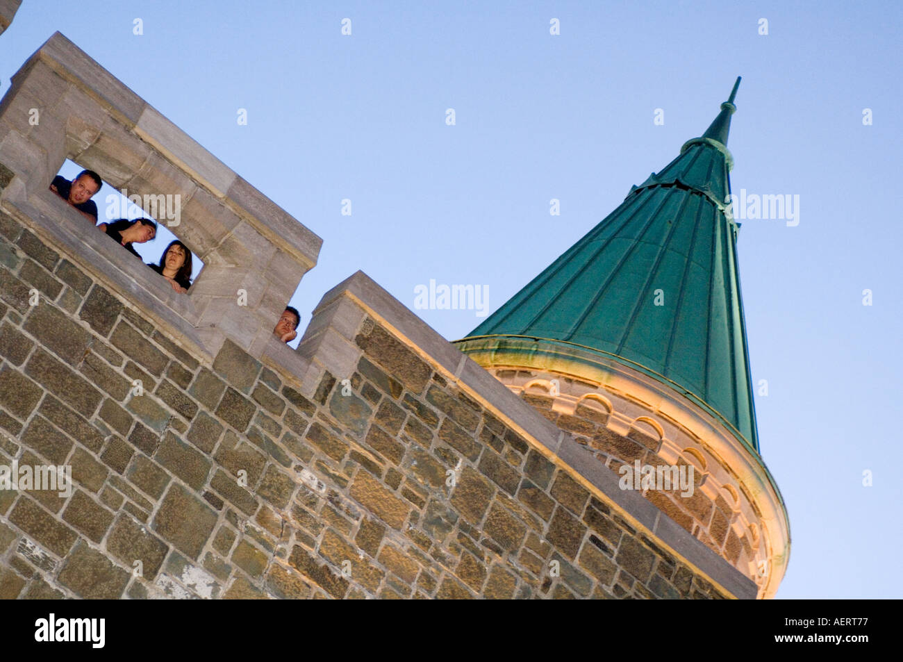 Old quebec city walls tower hi-res stock photography and images - Alamy