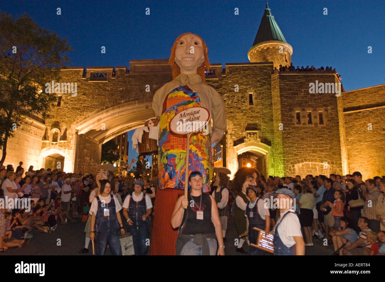 Canada, Quebec City, Fetes de la Nouvelle France, Parade Stock Photo ...