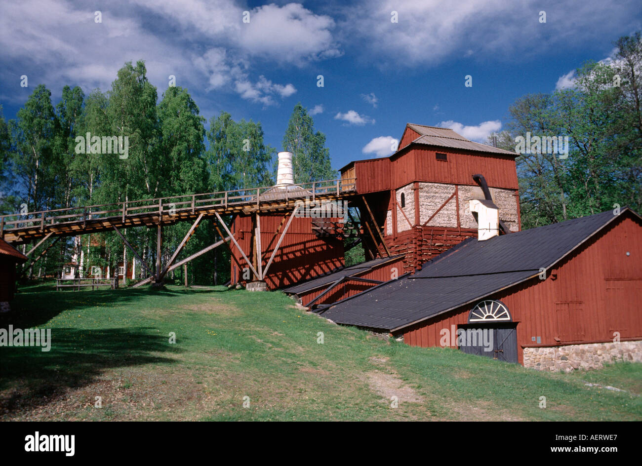 The World Heritage Engelsbergs Bruk in Sweden Stock Photo - Alamy