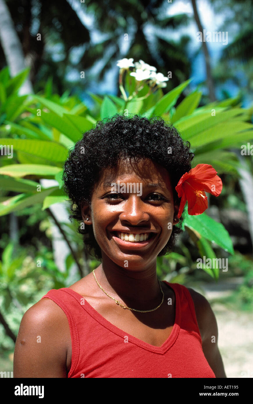 Seychelles people laughing hi-res stock photography and images - Alamy