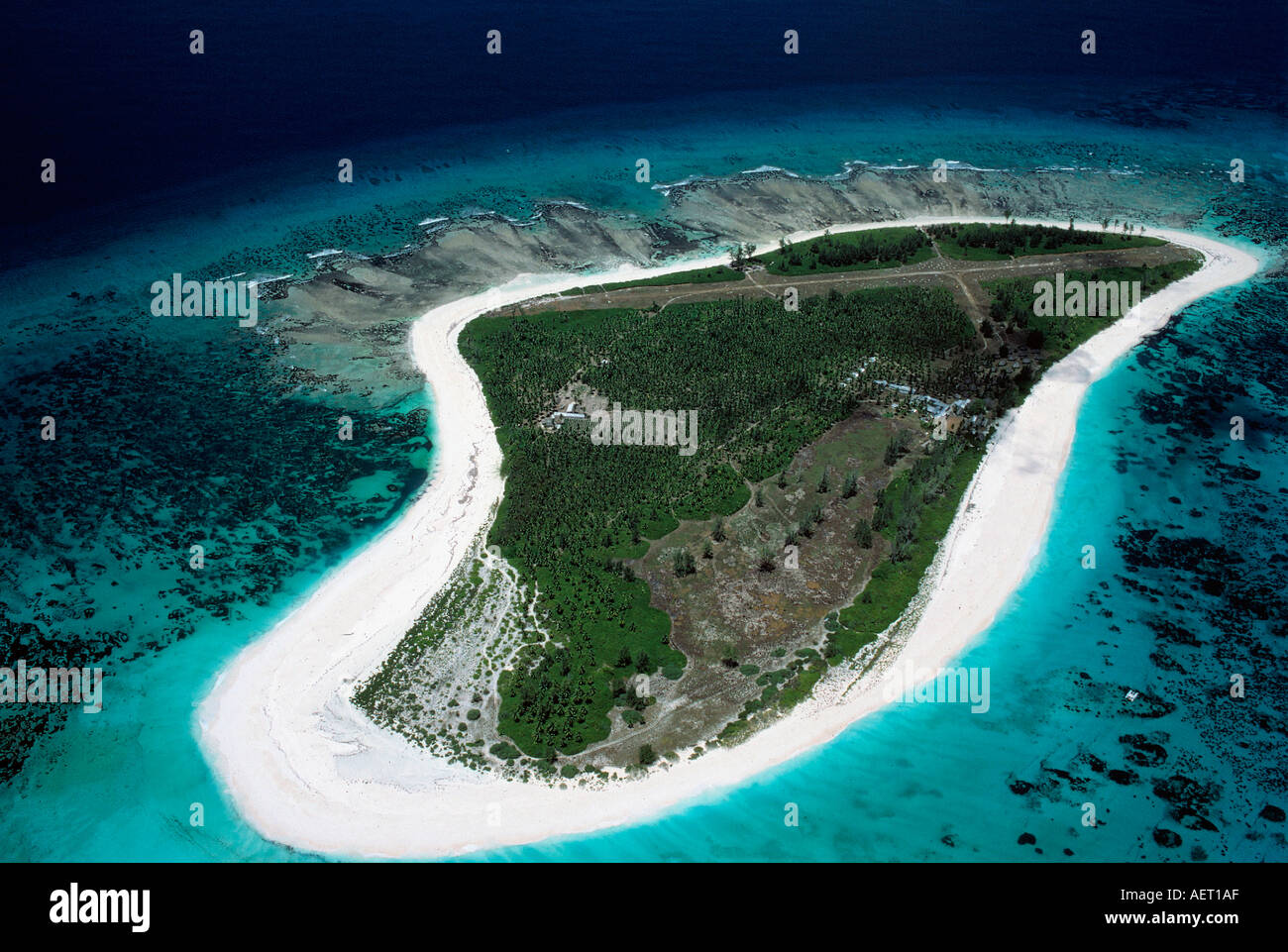 aerial bird island seychelles editorial use only Stock Photo - Alamy