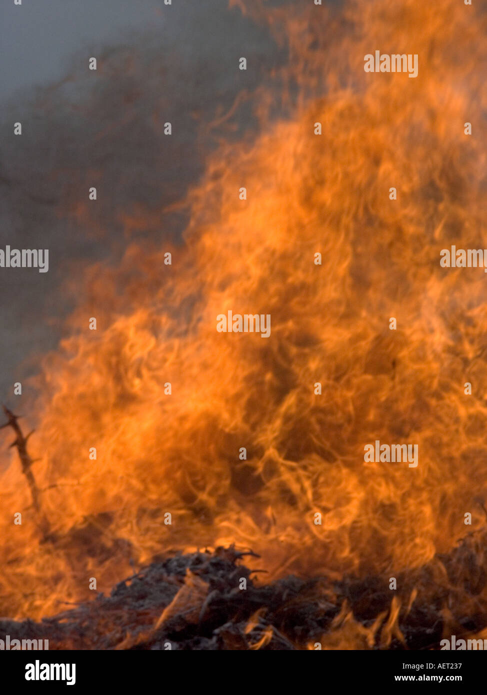 fierce licking flames fire hot wood timbers alight burning embers ...