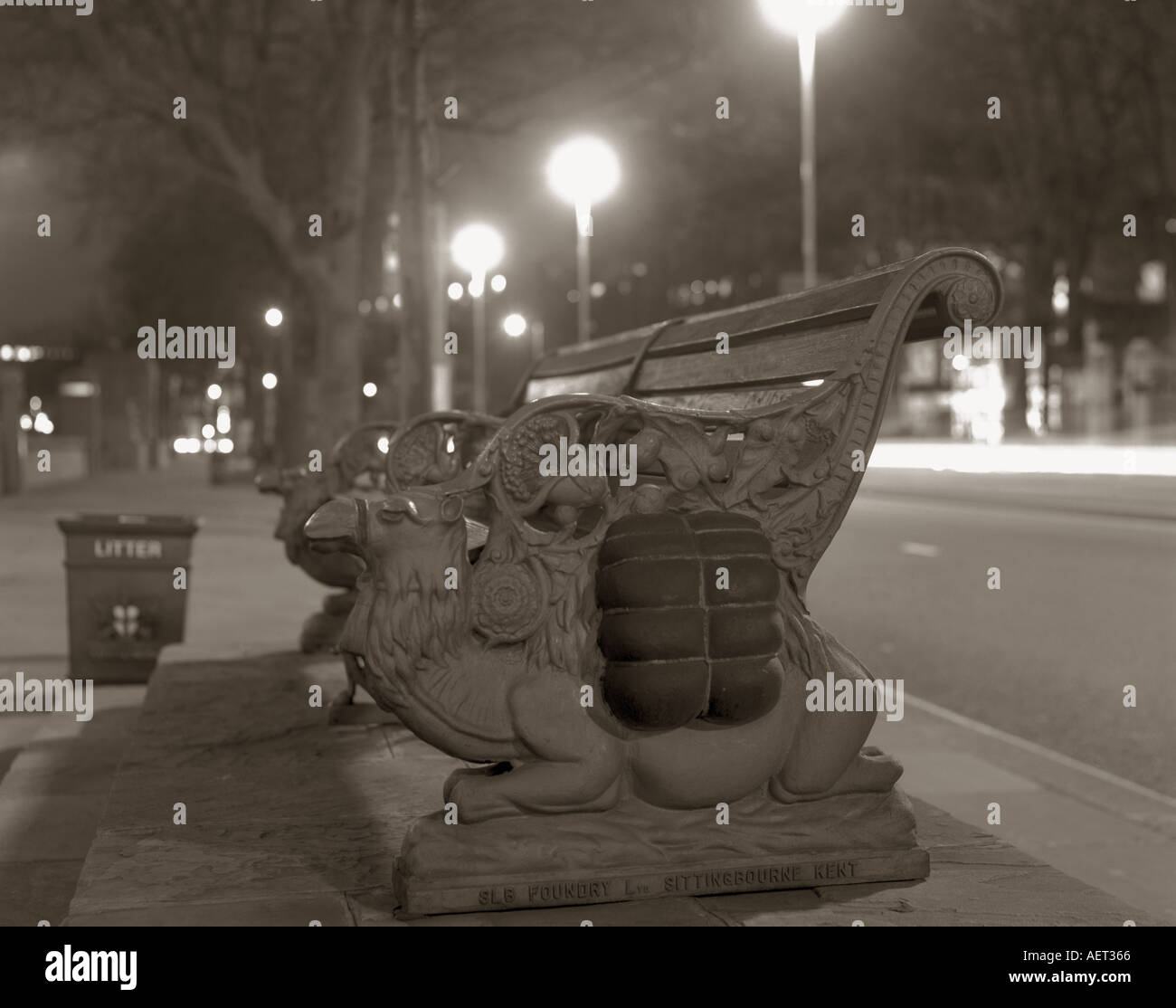 camel design seat at the embankment river thames london Stock Photo - Alamy