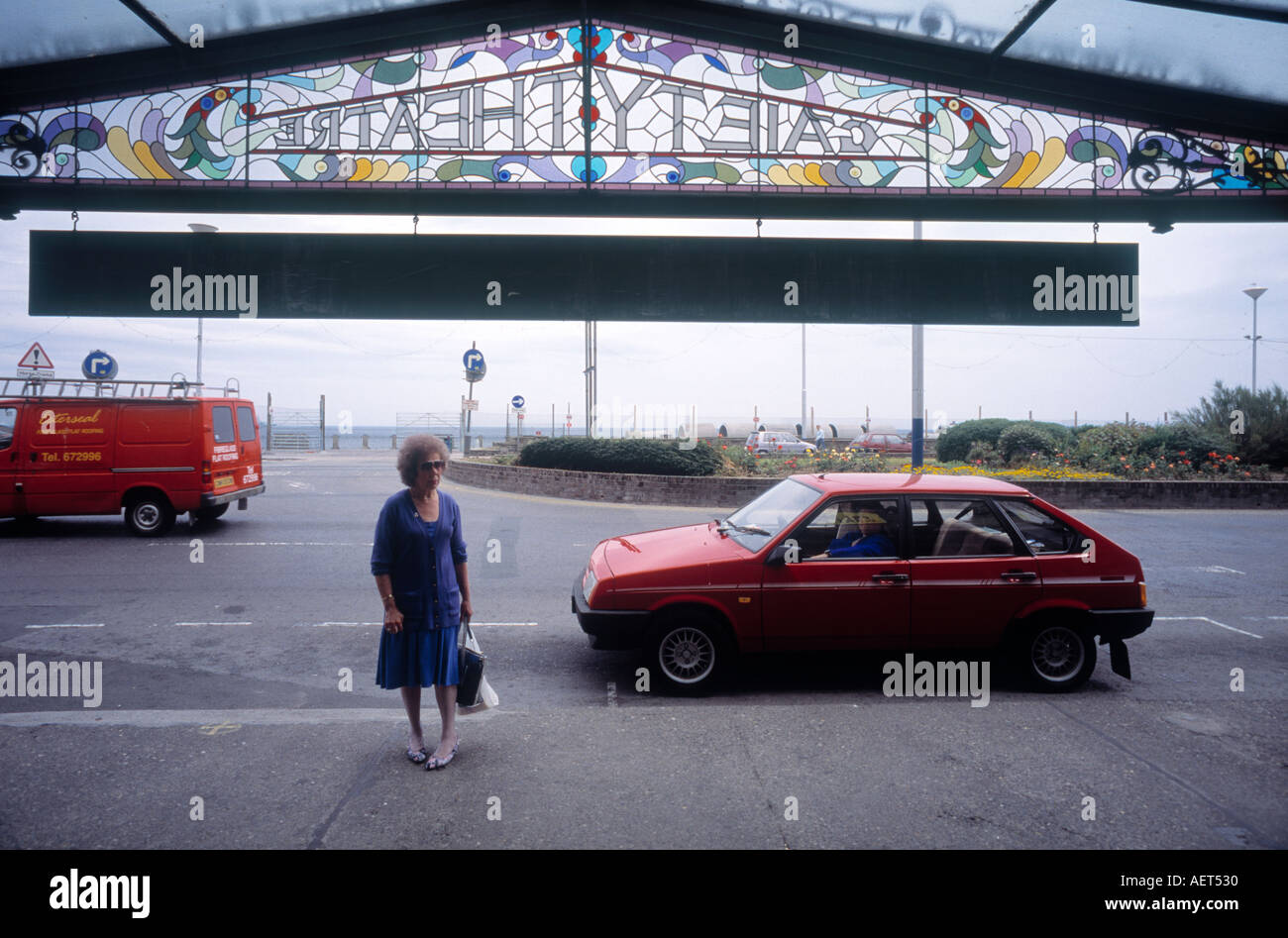 The famous old victorian promenade in Douglas the isle of man UK Stock ...