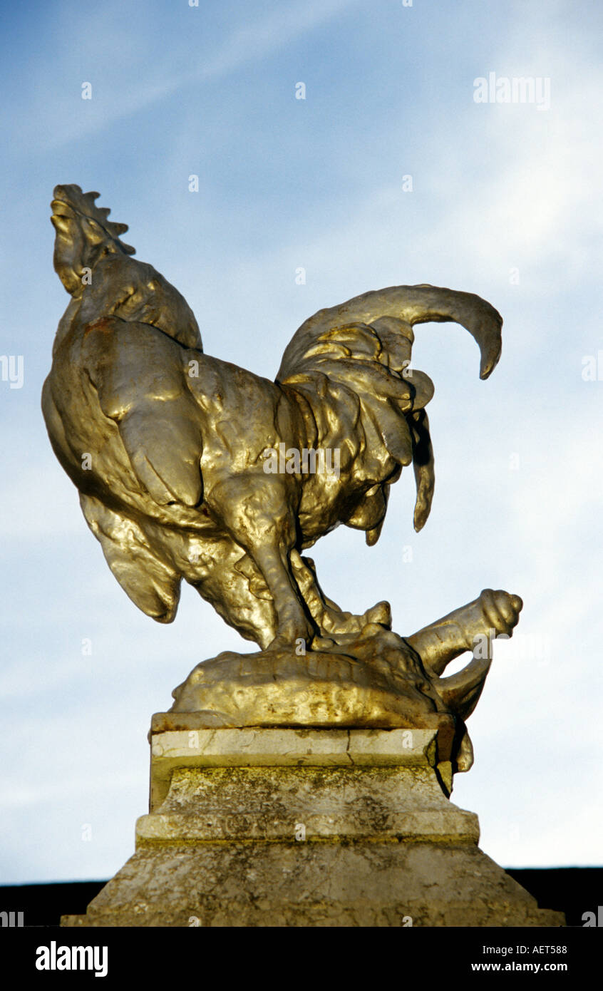 French cockerel statue France Stock Photo - Alamy