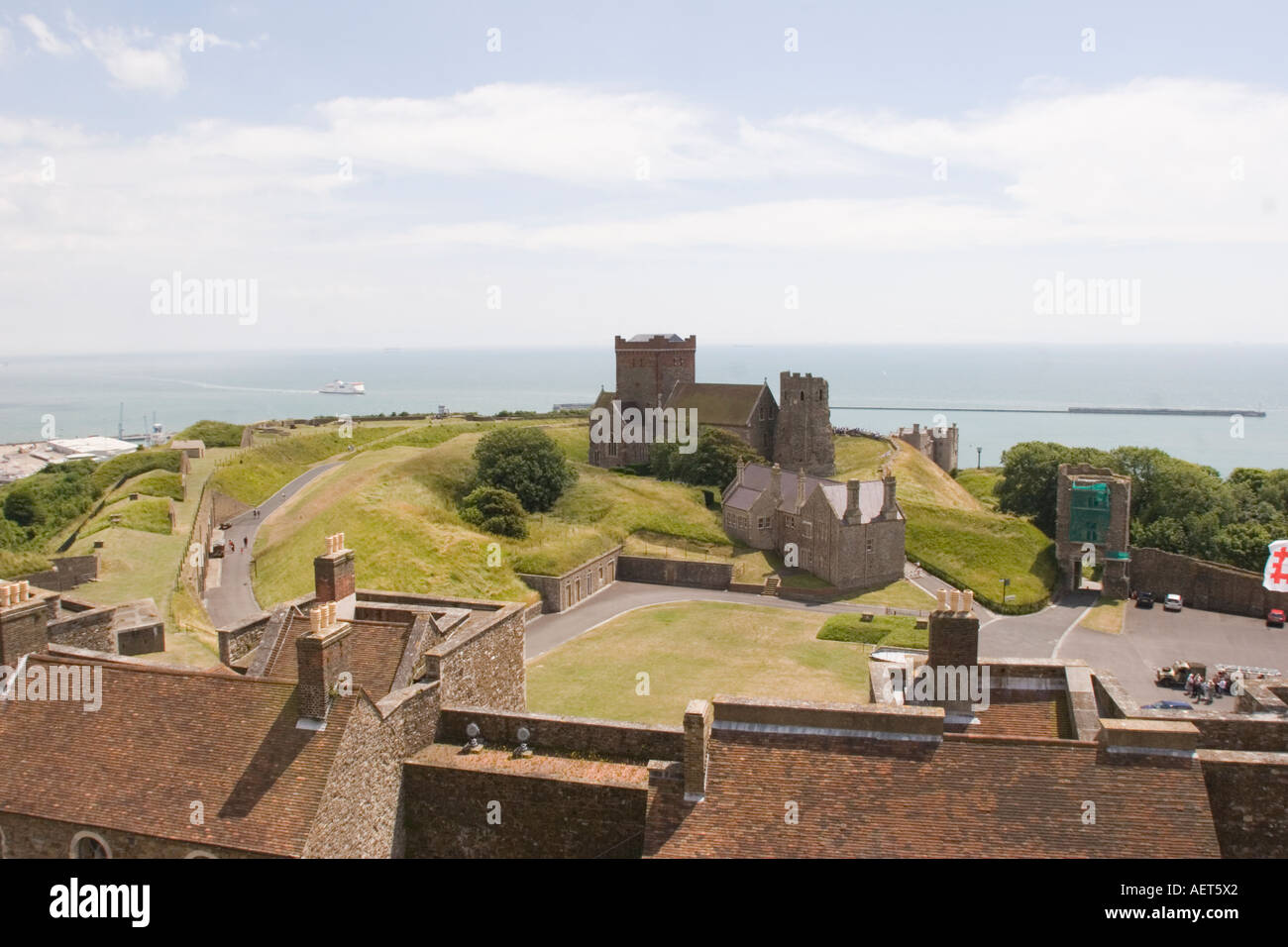 Roof dover castle keep hi-res stock photography and images - Alamy