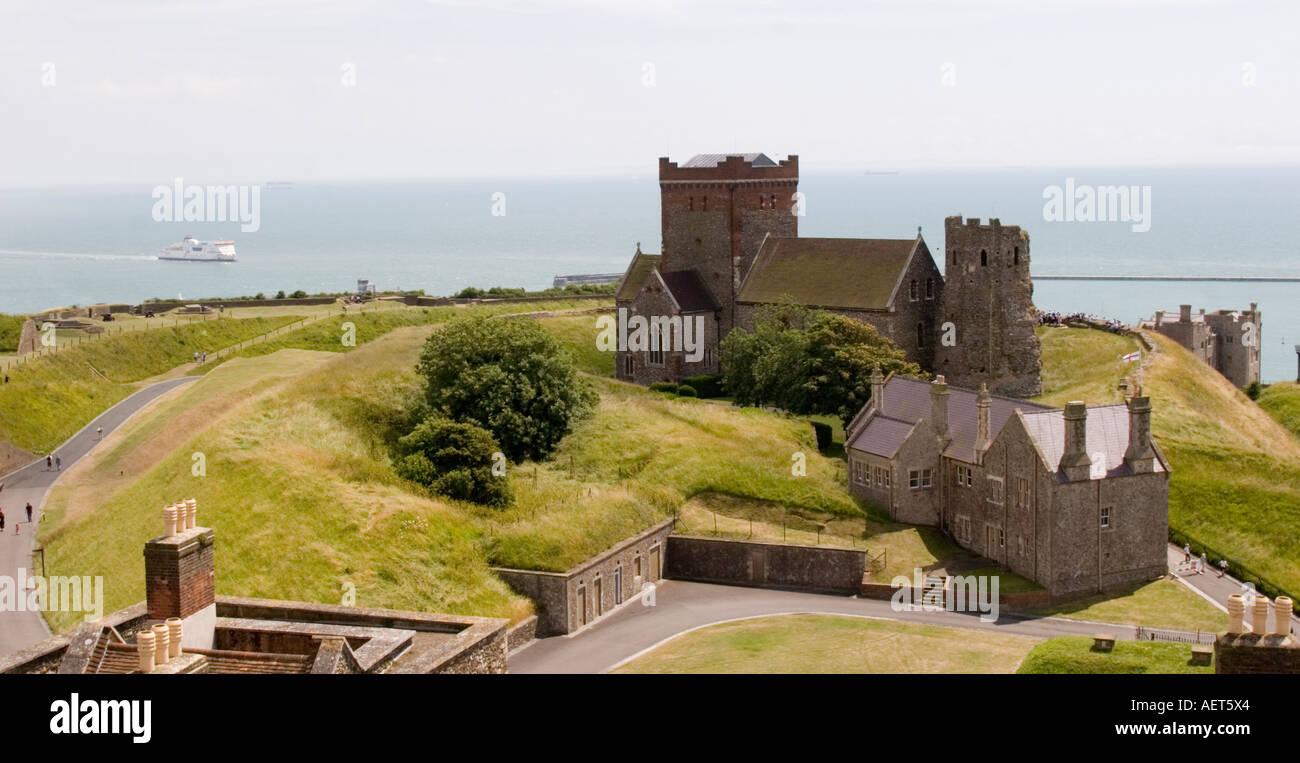 Roof dover castle keep hi-res stock photography and images - Alamy
