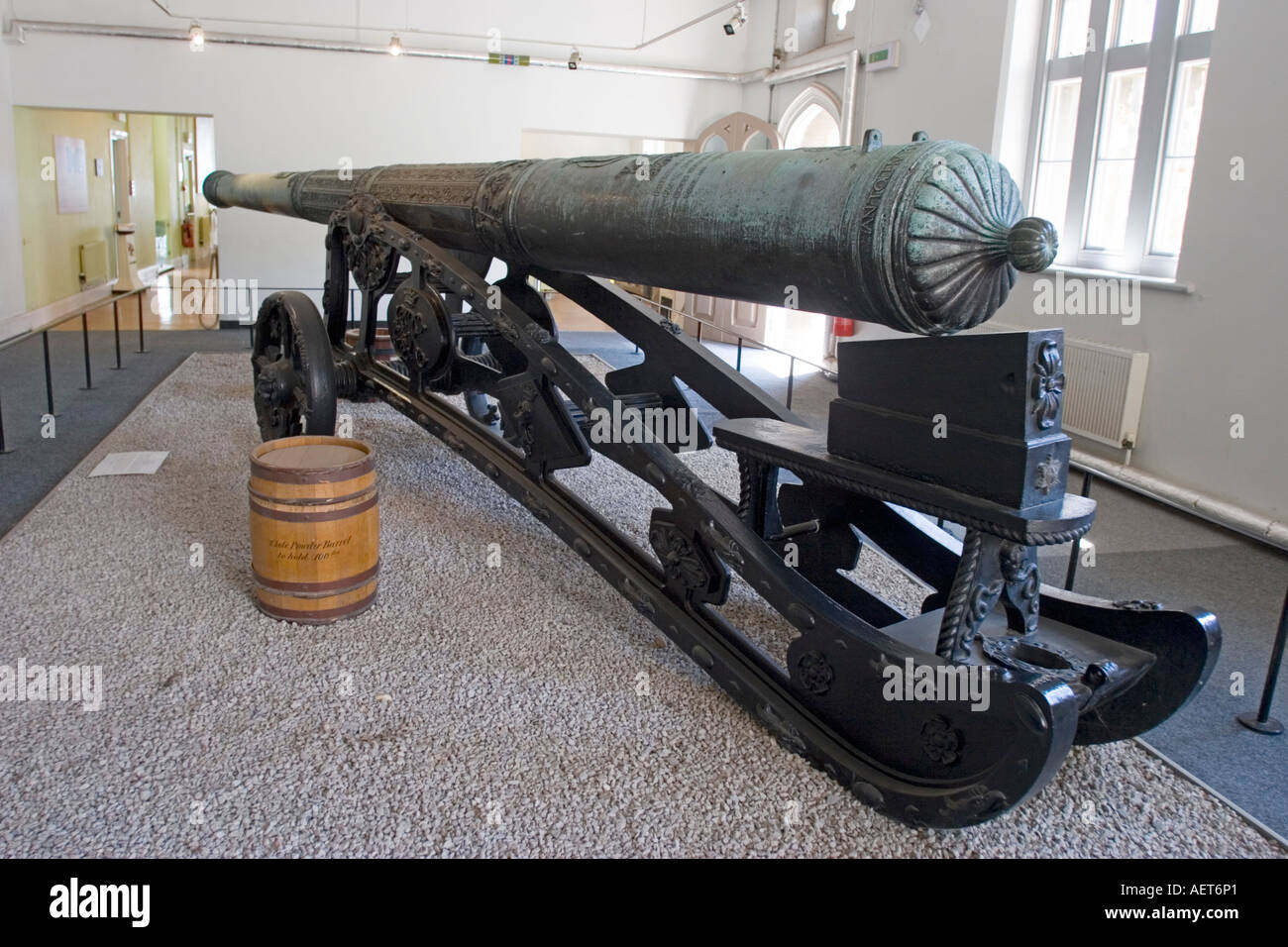 Big canon at Dover Castle Kent UK Stock Photo - Alamy