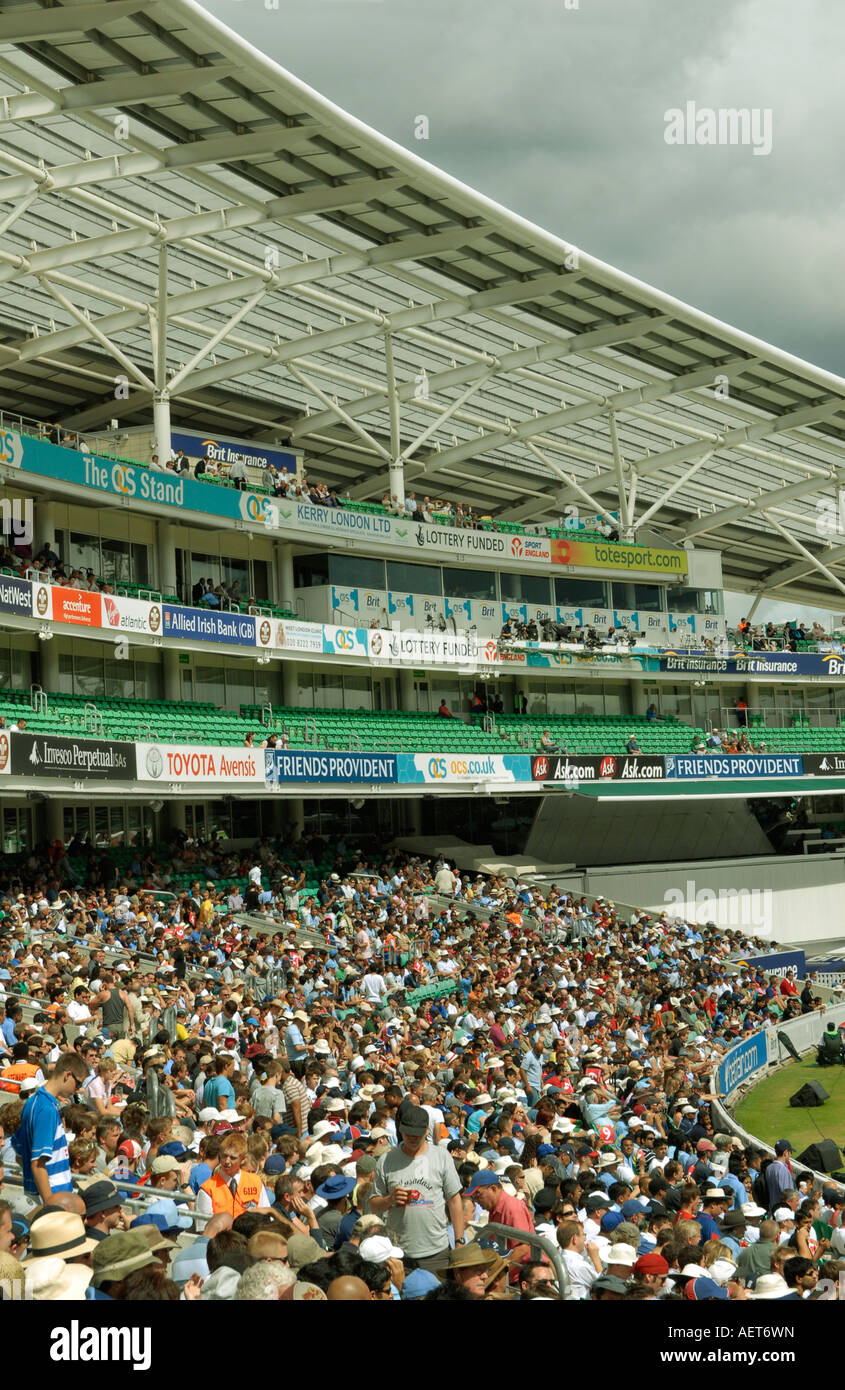 The OCS stand at the Oval Cricket Ground, London during an England ...